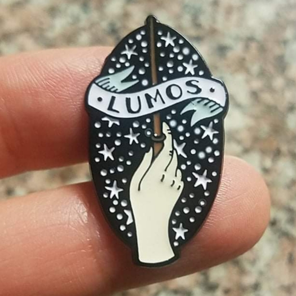 Jewelry | 2 For 13 Harry Potter Lumos Light Spell Pin | Poshmark